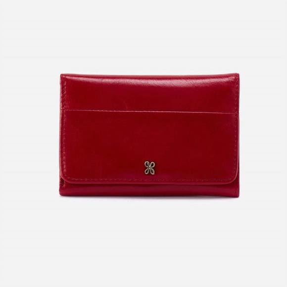 HOBO | Bags | New Hobo Jill Mini Wallet In Crimson | Poshmark
